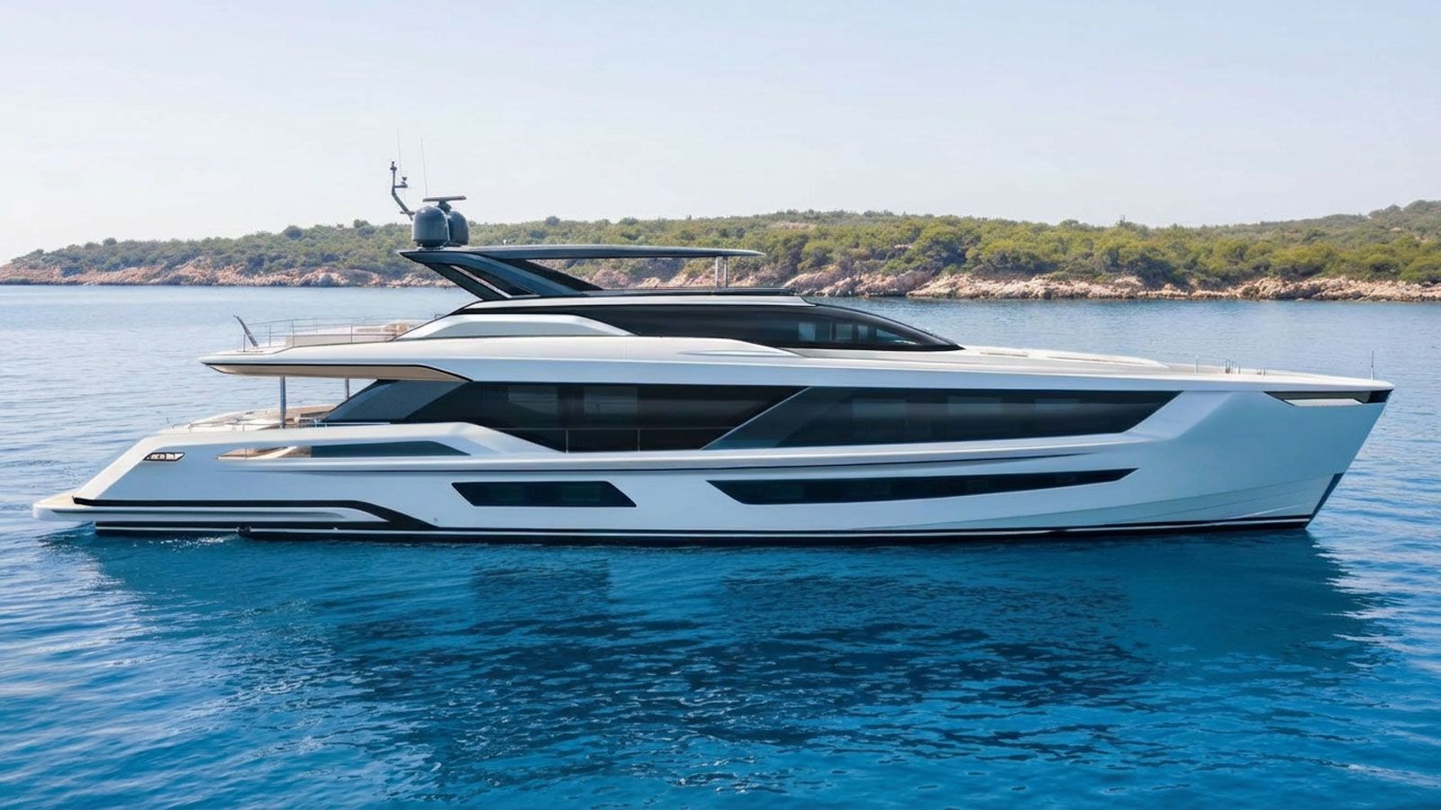 Hargrave unveils new E Series raised pilothouse yacht model Project Anemos